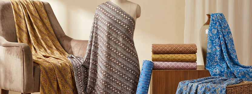 Viscose Printed Fabric | #1 Printed Fabric Store | FAB VOGUE Studio ...