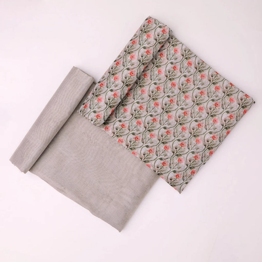 Chanderi Printed Fabric Set 5 Meters | Buy Online At FAB VOGUE Studio