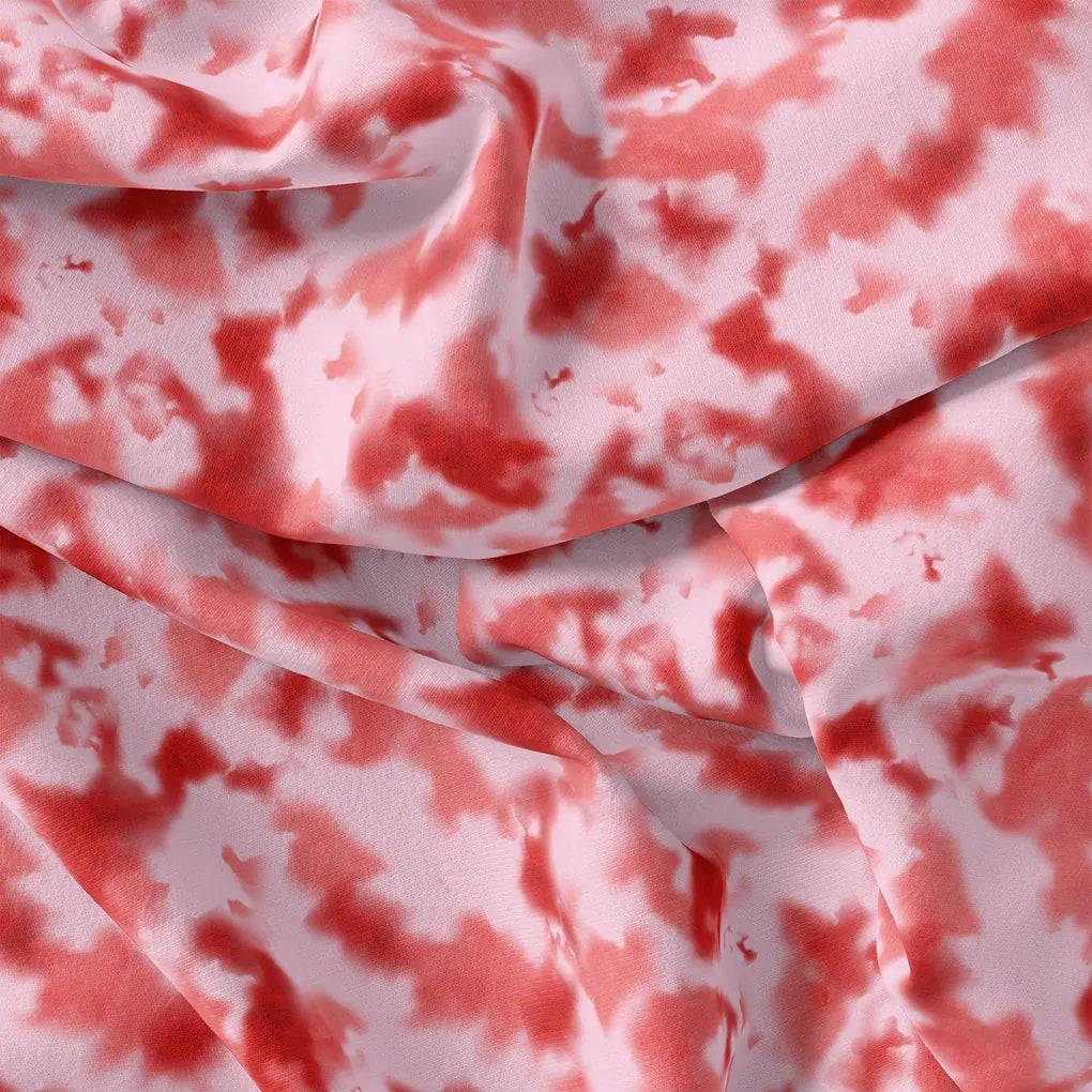 Buy Watercolour Colour Red Spot Digital Printed Fabric – FAB VOGUE Studio