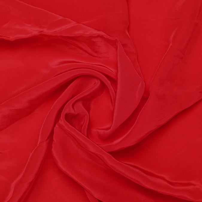 Buy Red Colour Natural Crepe Gown Plain Dyed Fabric – FAB VOGUE Studio