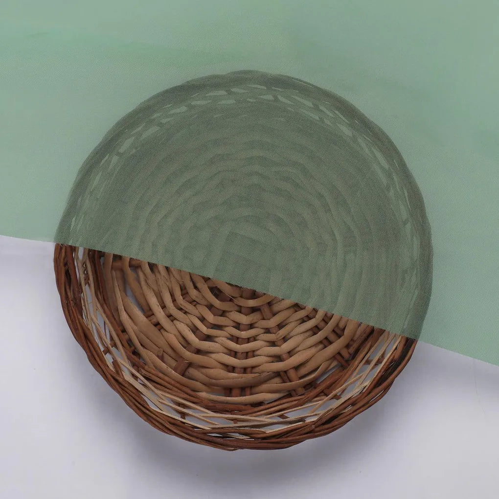 Buy Light Pista Green Colour Organza Top Plain Dyed Fabric – FAB VOGUE ...