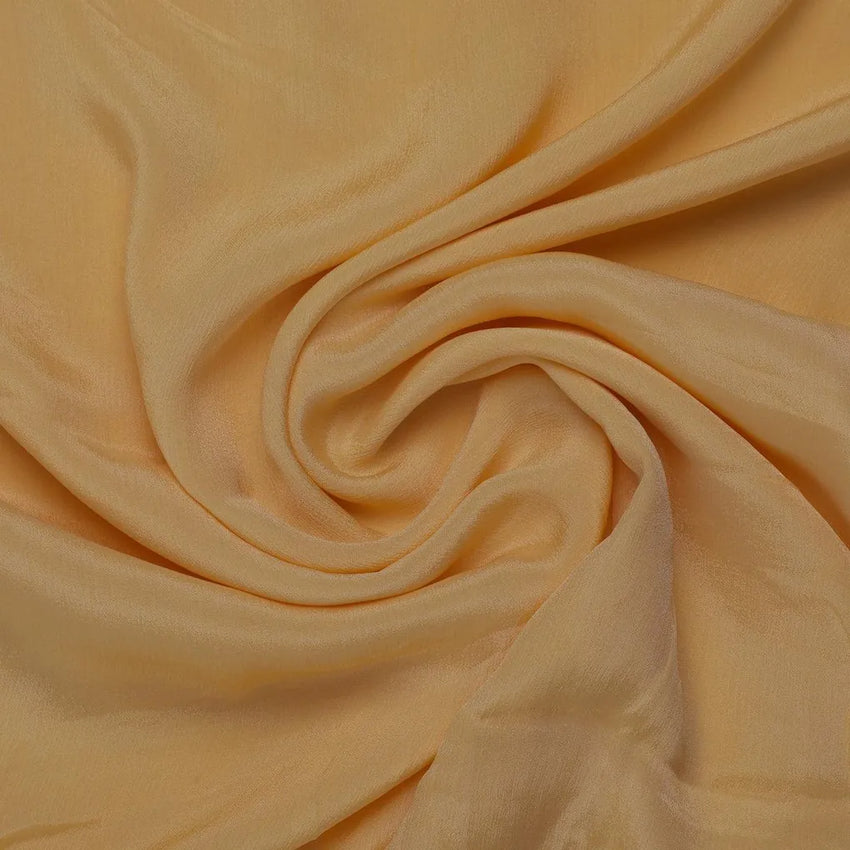 Buy Light-Yellow Colour Pure Chinon Clothing Plain Dyed Fabric – FAB ...