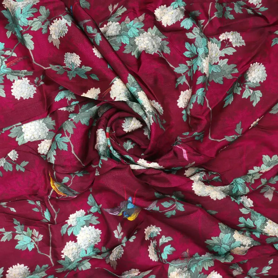 Upada Silk Printed Fabric | Viscose Elegance | FAB VOGUE Studio – FAB ...
